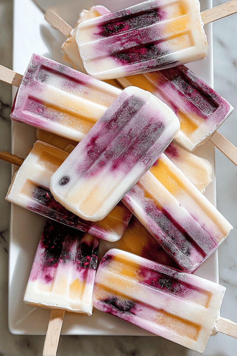 Blackberry Pineapple Coconut Pops Recipe 3 Easy Steps