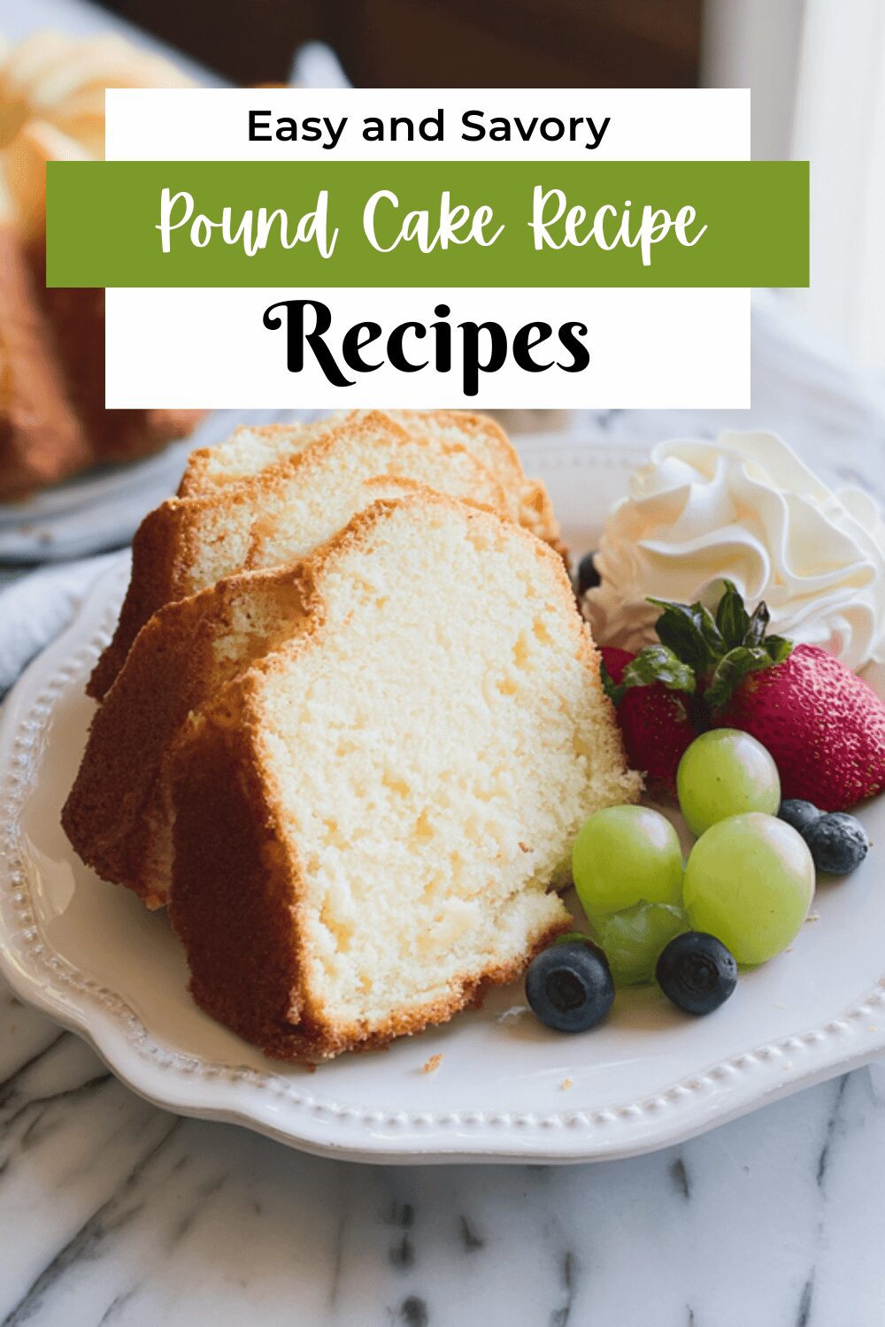 Pound Cake Recipe For Moist Classic Desserts From Scratch