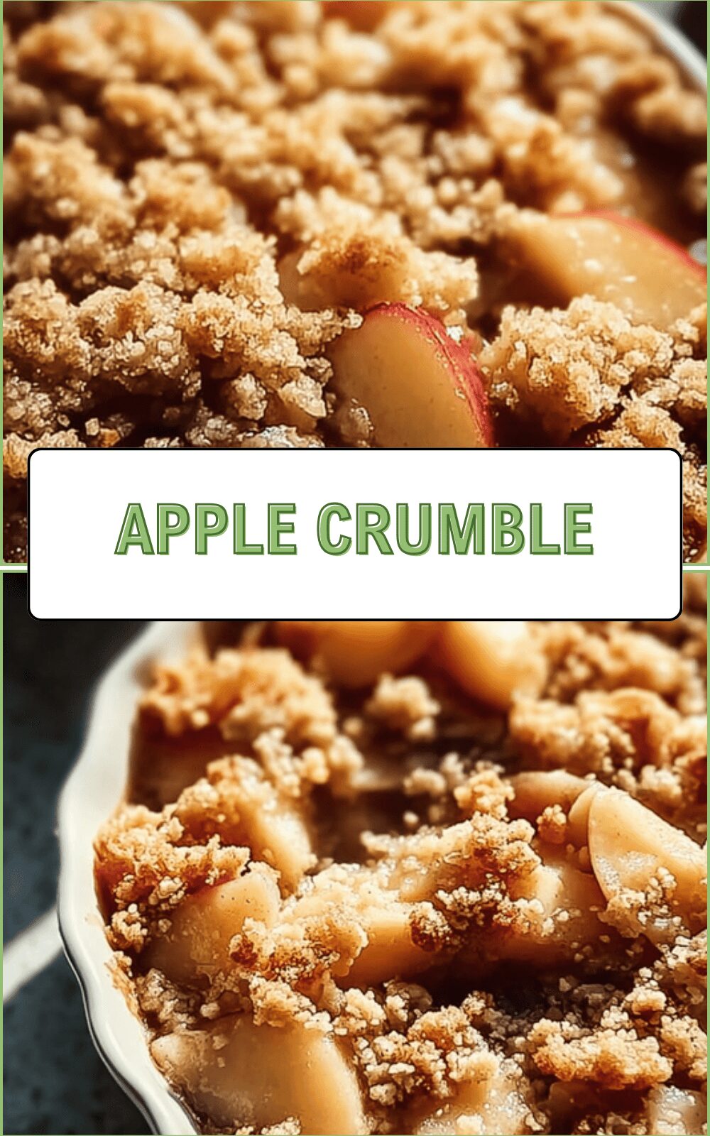 Apple Crumble Recipe With Classic Cinnamon Oat Topping