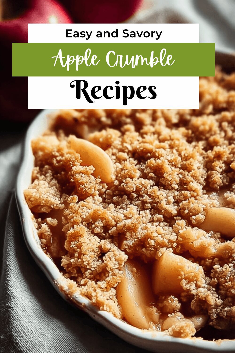 Apple Crumble Recipe With Classic Cinnamon Oat Topping