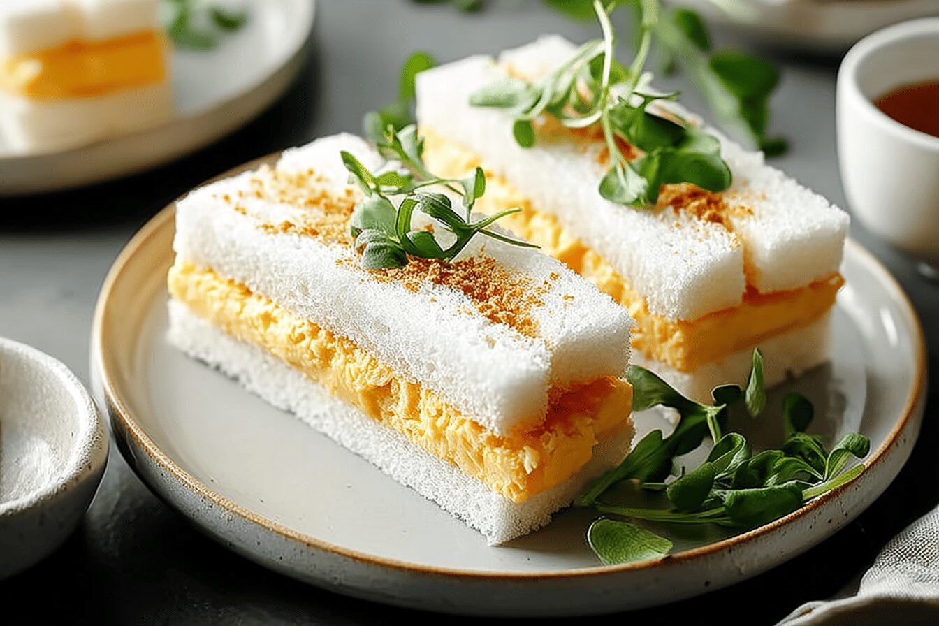 Japanese Tamago Sando Recipe Creamy Easy Egg Sandwich
