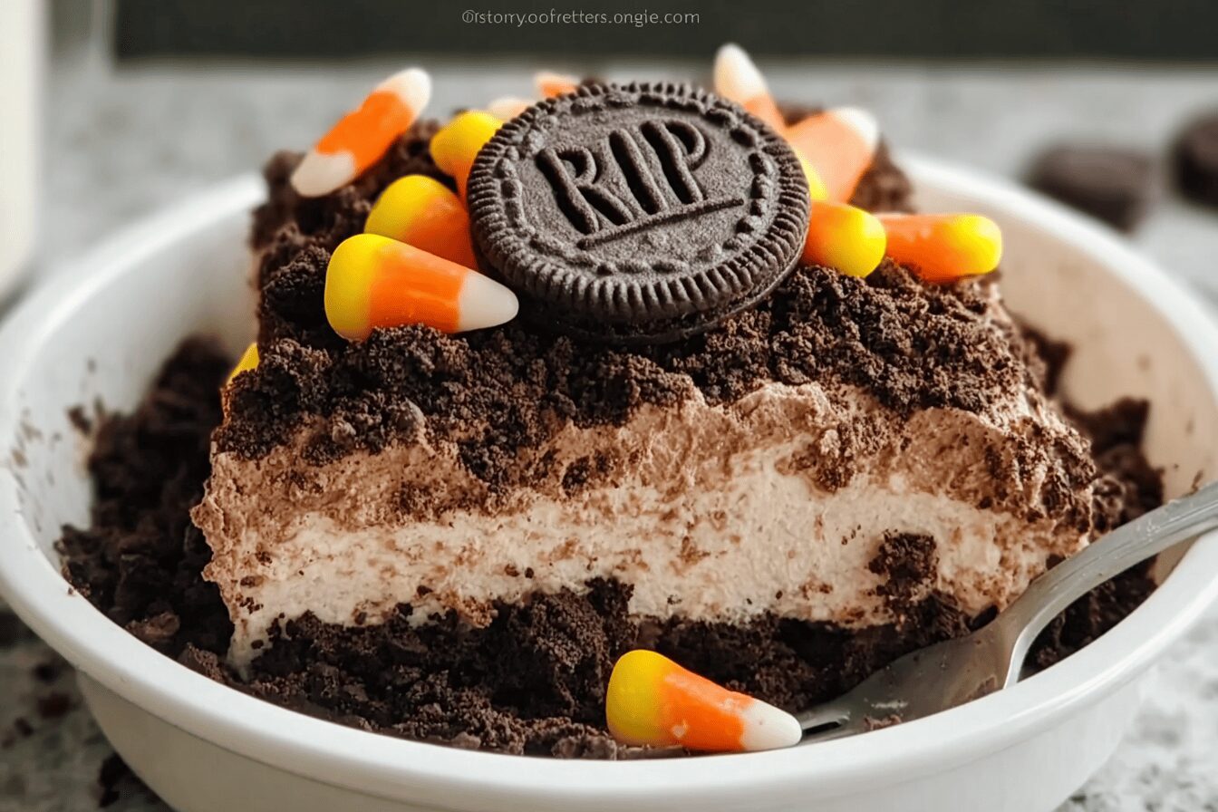Graveyard Dirt Cake Recipe With Spooky Delicious Layers