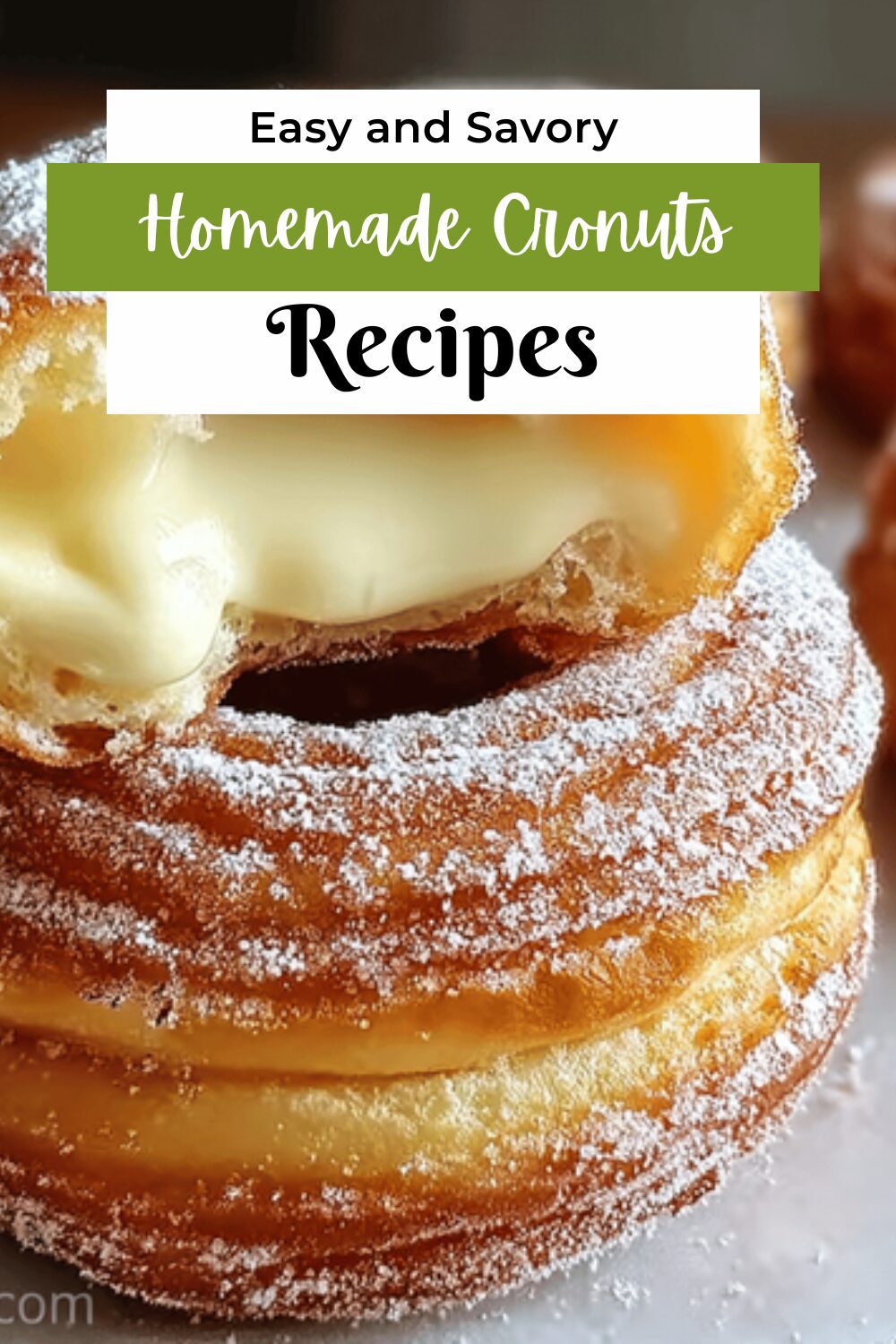 Homemade Cronuts Recipe For Flaky Crispy Pastries 2024