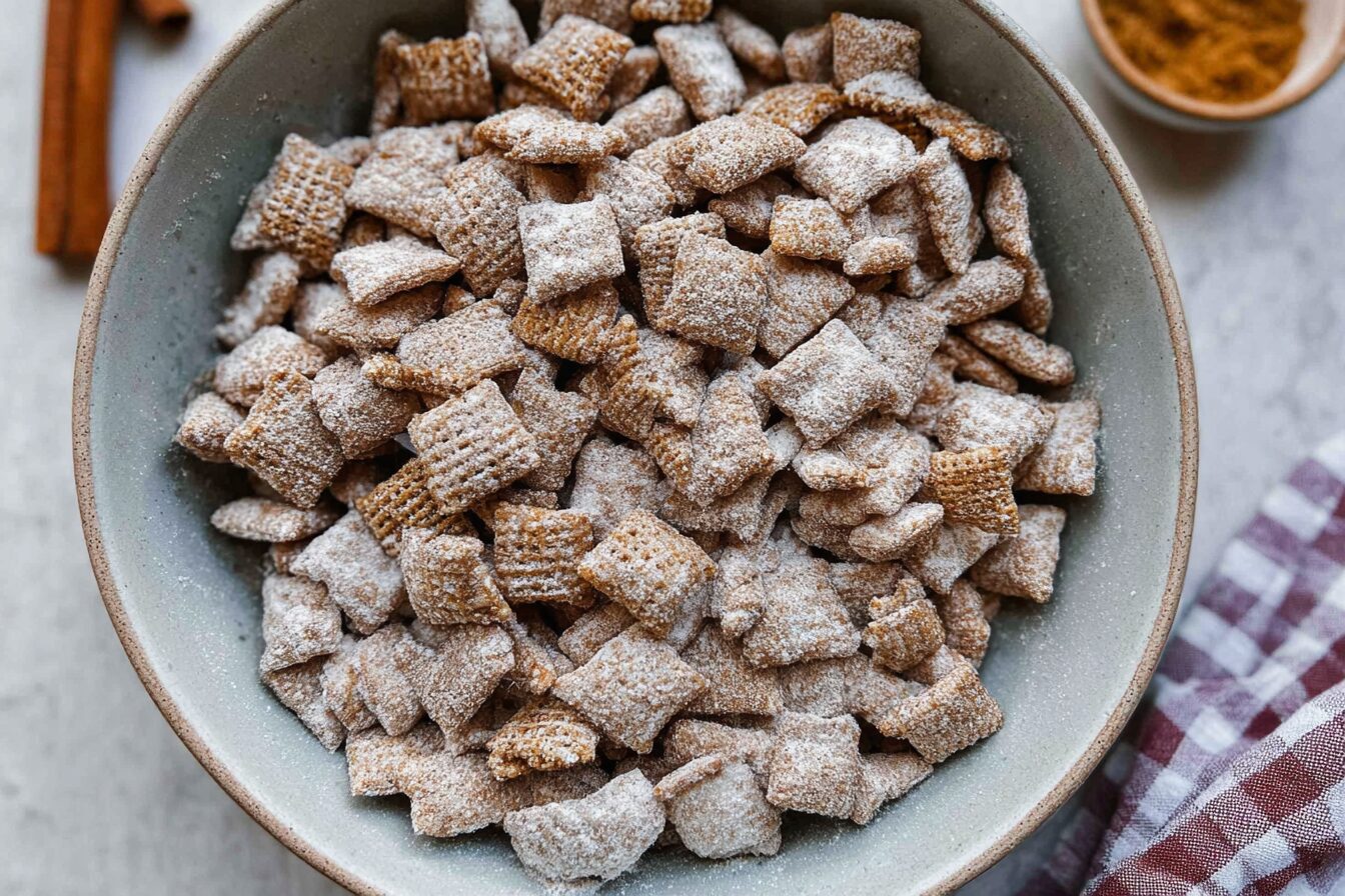 Churro Chex Mix Recipe With Cinnamon Sugar And Sweet Crunch