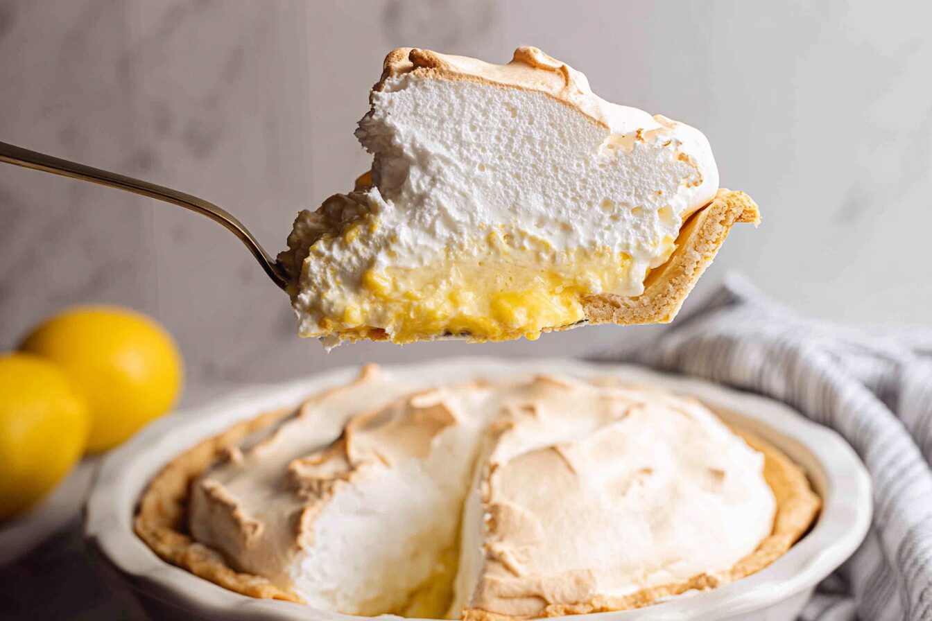 Lemon Angel Pie: Light Citrus Meringue Dessert Recipe