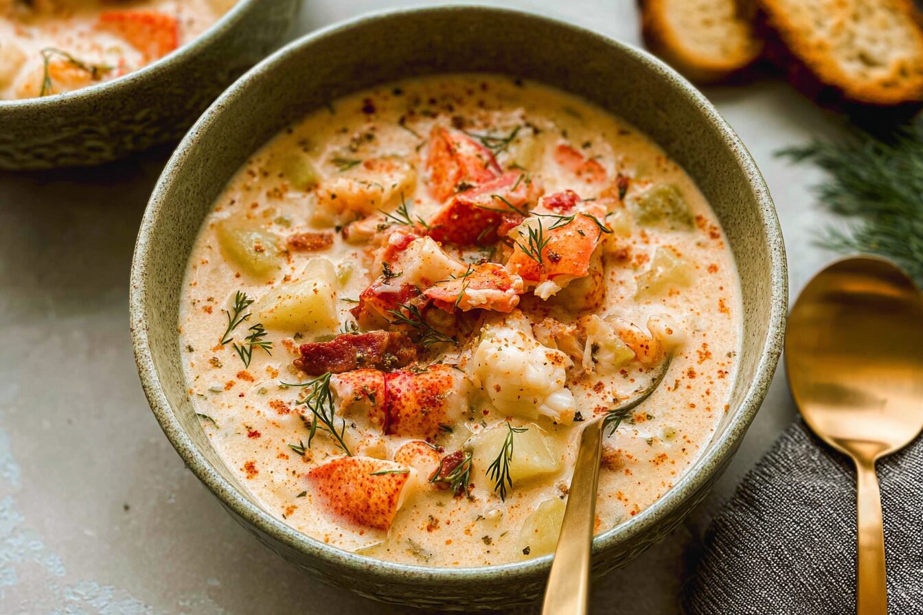Lobster Chowder Recipe With Creamy Texture And Fresh Flavor