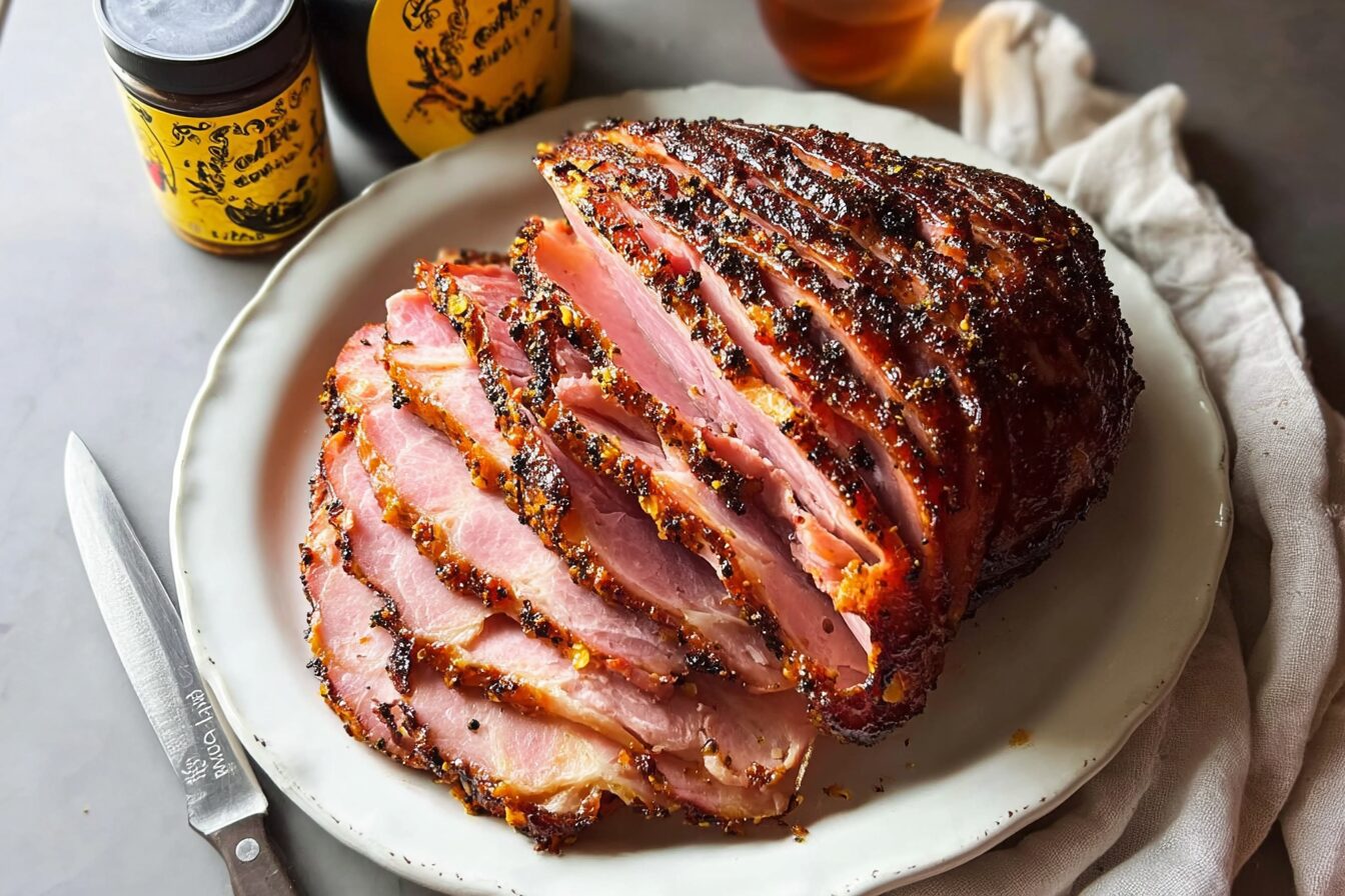 Slow Cooker Ham Recipe With Brown Sugar Glaze For Tenderness