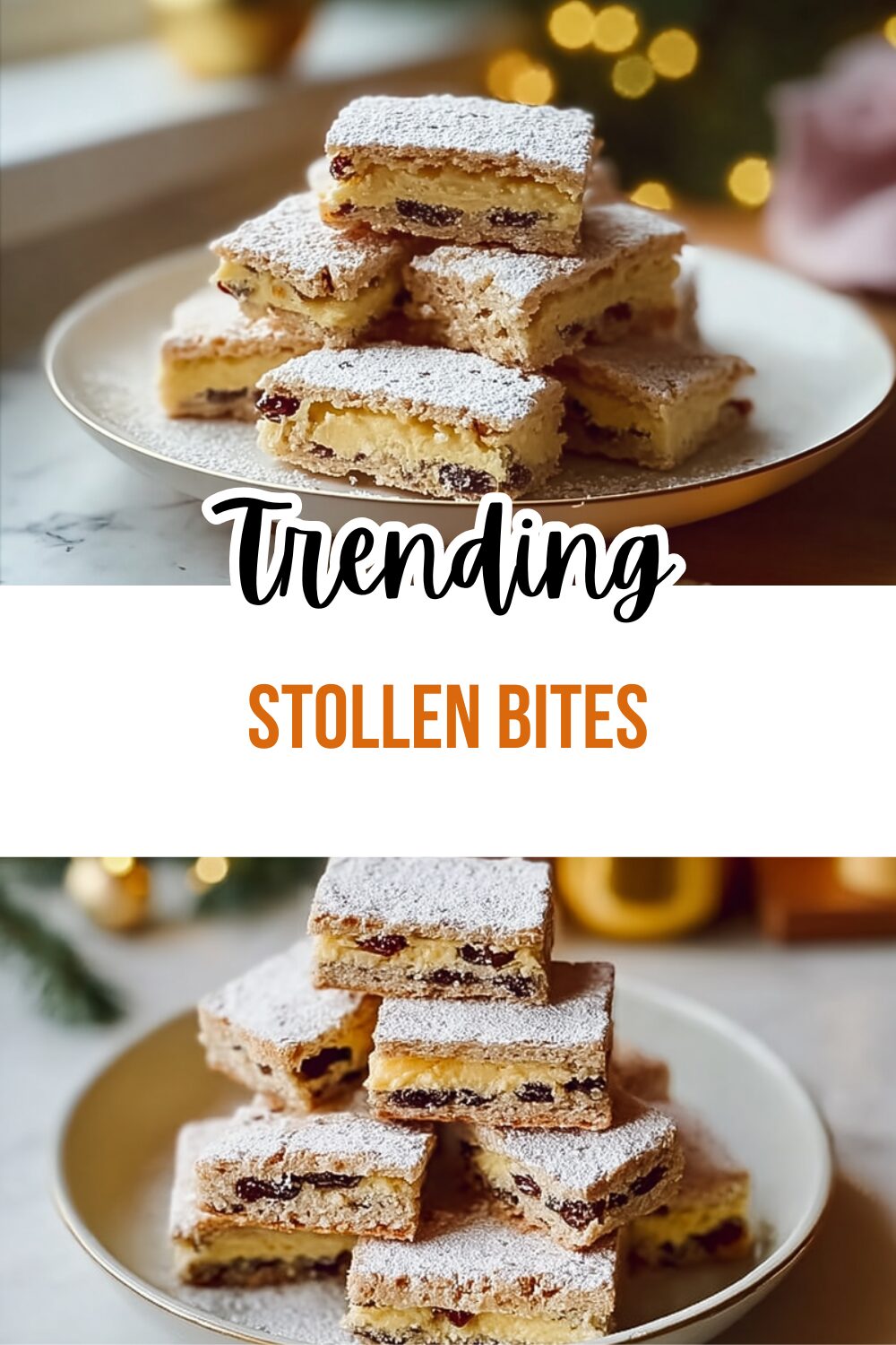 Stollen Bites Recipe Easy Mini German Fruit Bread Snacks
