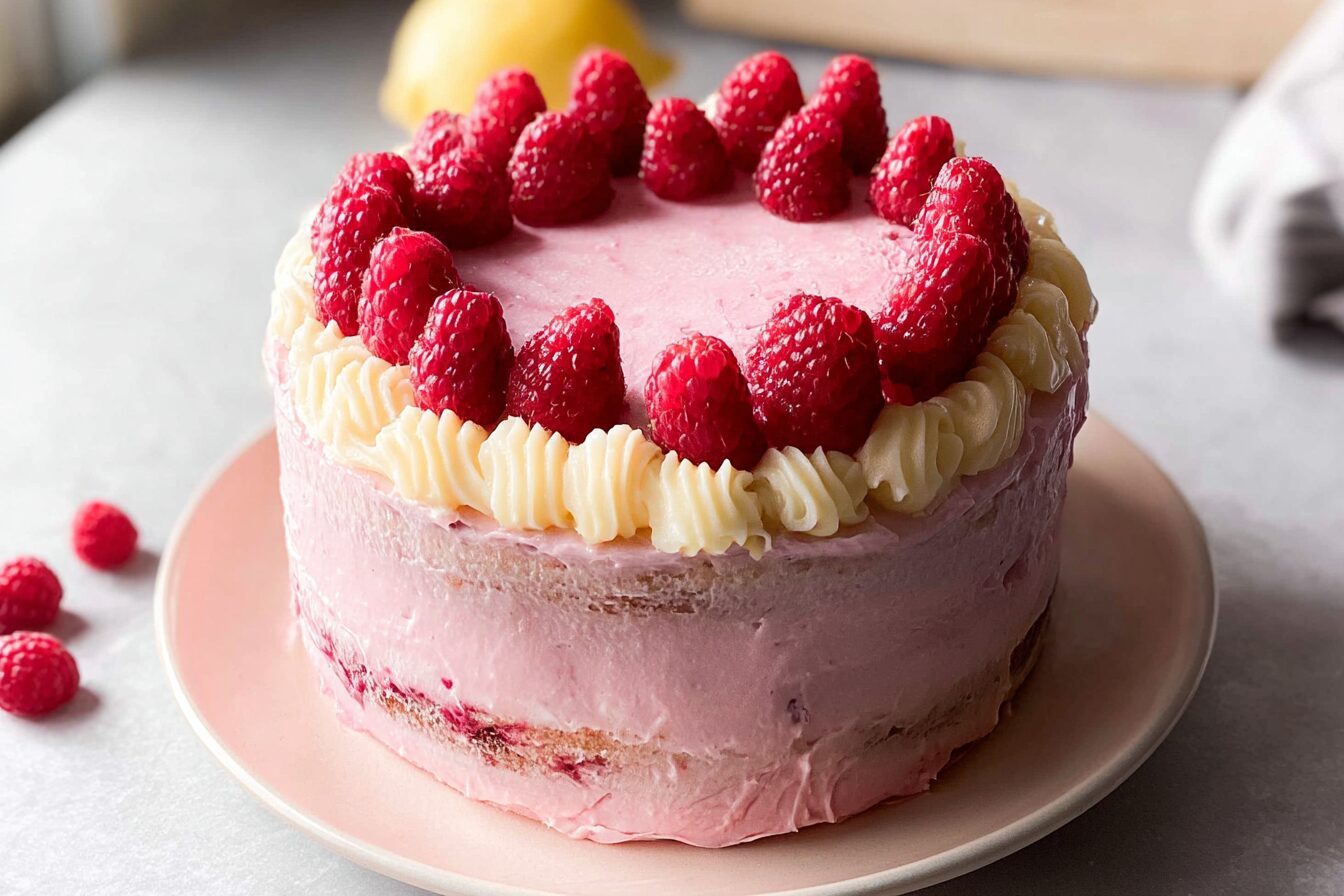 Lemon Raspberry Cake: Moist Layers Bursting With Flavor