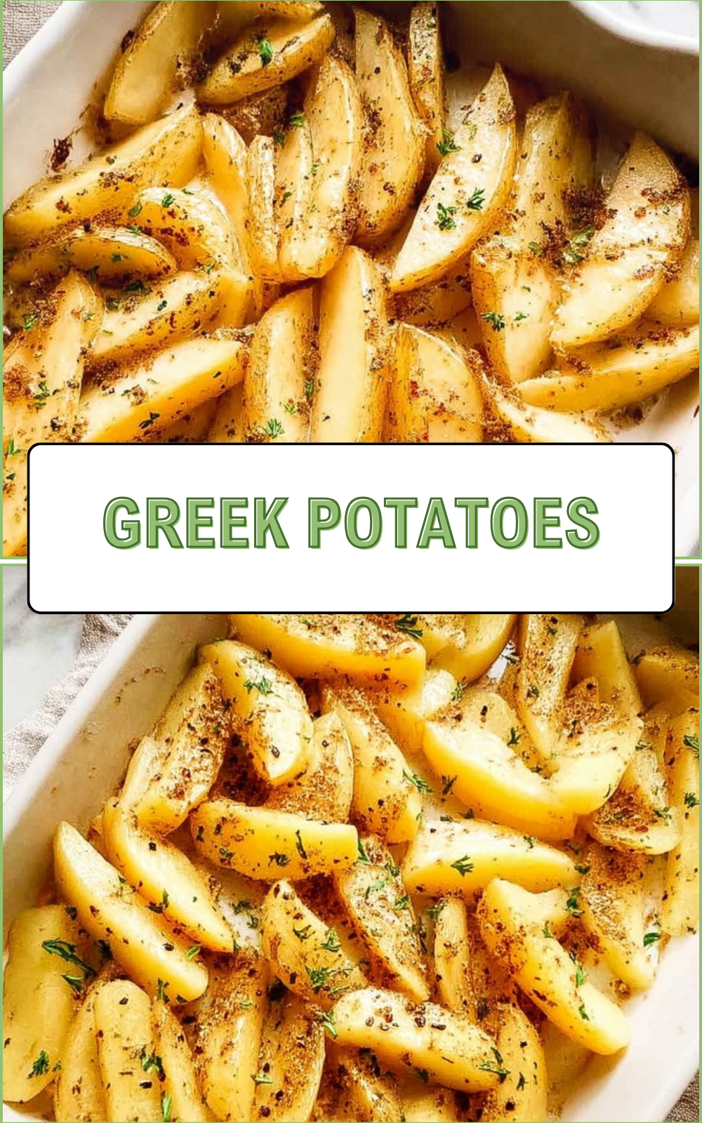 Easy Greek Potatoes Crispy Lemon Oven Baked Recipe