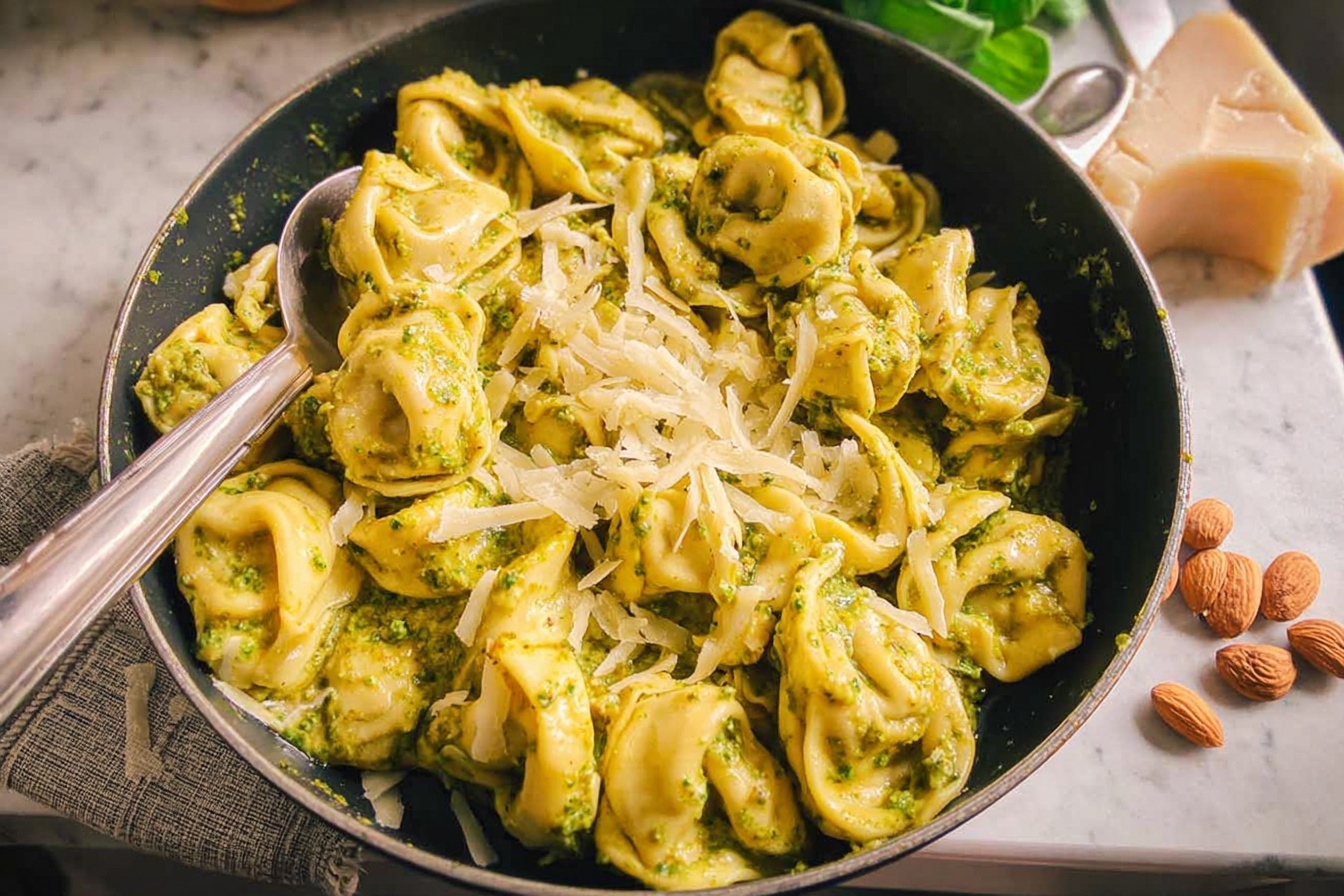 Easy Pesto Tortellini Recipe In 20 Minutes For Dinner