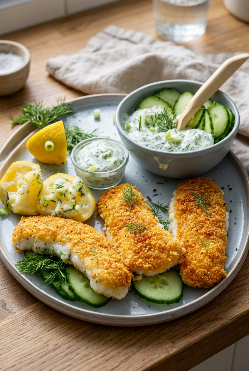 Crumbed Fish: Delicious Healthy Parmesan Garlic Recipe